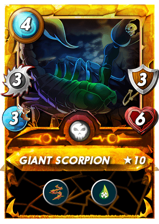 SplinterGuide - Giant Scorpion | Splinterlands Card Analysis